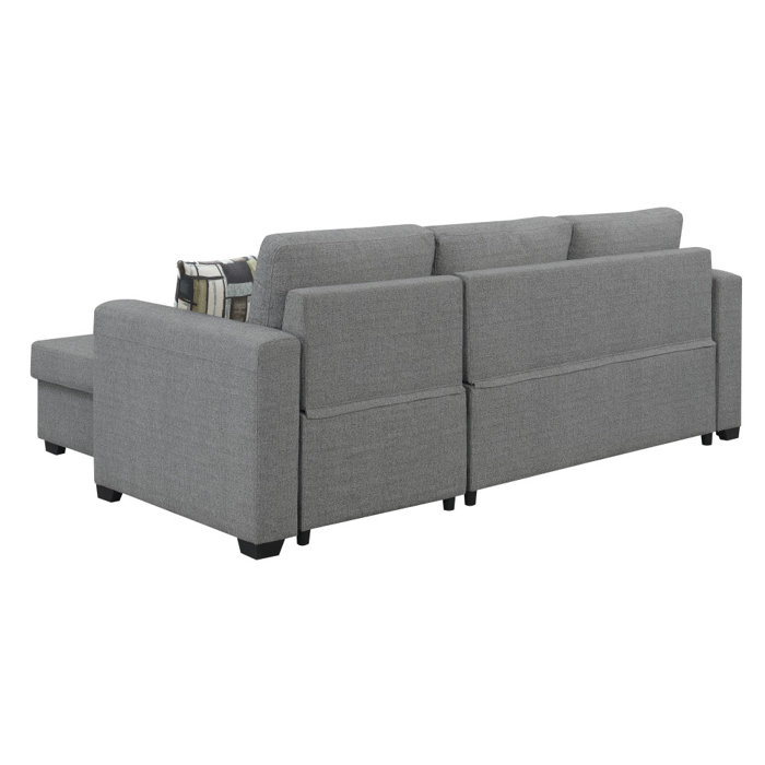 Hashtag Home Hendrick Upholstered Sectional & Reviews | Wayfair
